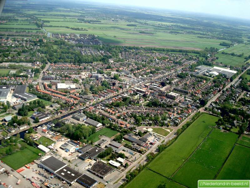 Gorredijk > Kerkewal luchtfoto's / foto's | Nederland-in-beeld.nl